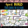 April BUILD Math Centers for 1st Grade - Where the Magic Happens