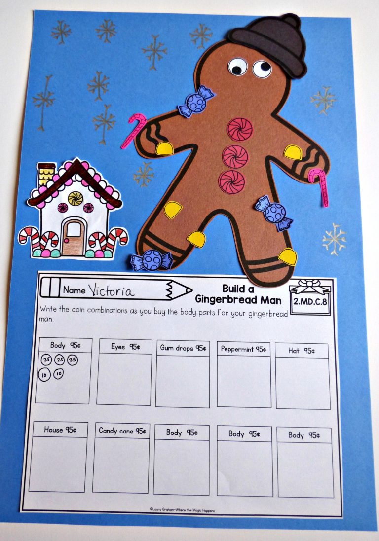 December BUILD Math Centers for 2nd Grade - Where the Magic Happens