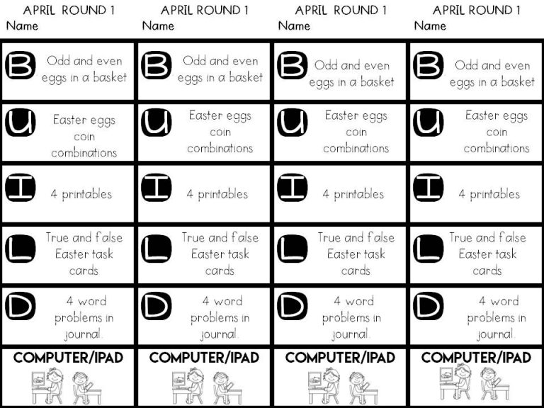 BUILD April Math Centers 2nd Grade - Where the Magic Happens