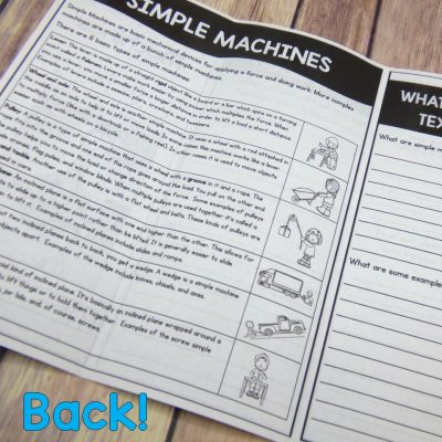 Force and Motion Close Reading Brochures - Where the Magic Happens