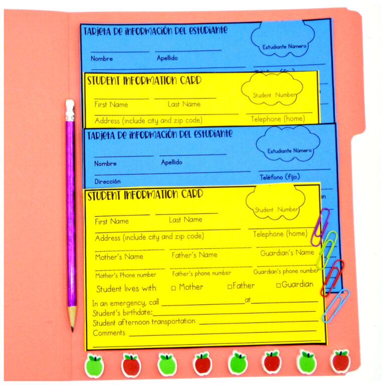 Back to School - Open House - Meet the Teacher Night Bilingual pack in ...