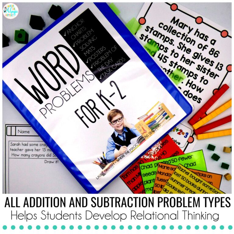Word Problems for K-2 - Where the Magic Happens