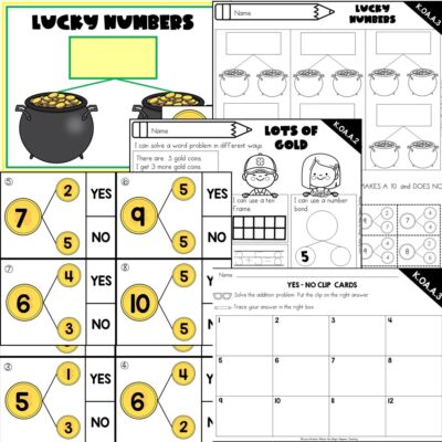 BUILD March Math Centers Kindergarten - Where the Magic Happens