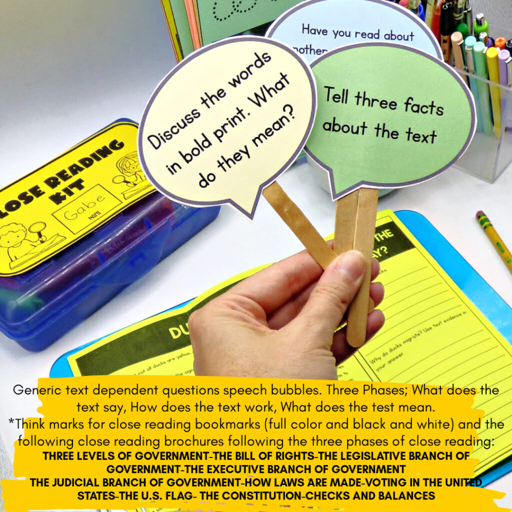 Government Reading Comprehension Passages - Where the Magic Happens